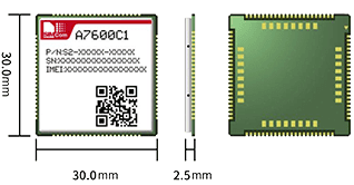 A7600C1 SIMCOM Wireless Solutions Wireless Module | Campus Component