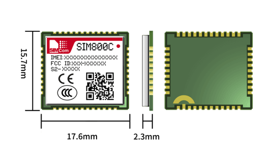 SIM800C Module SIMCOM Wireless Solutions Wireless Module | Campus Component