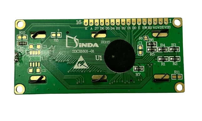 16x1 LCD Display Blue Backlight Sinda Display LCD/LED Display | Campus ...